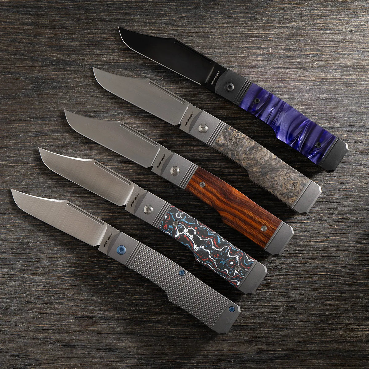 JWK Gunslinger Jack V2 - Frame Lock | Jack Wolf Knives Australia ...