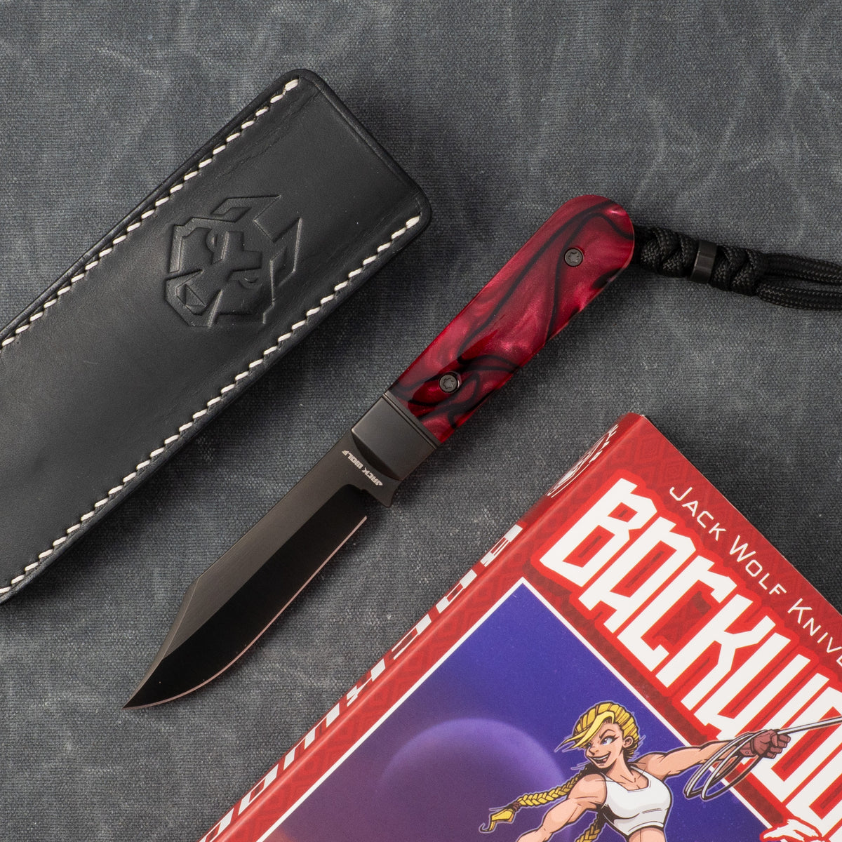 Jack Wolf Knives Backwoods FIXedc | Kirinite True Blood S90V ...