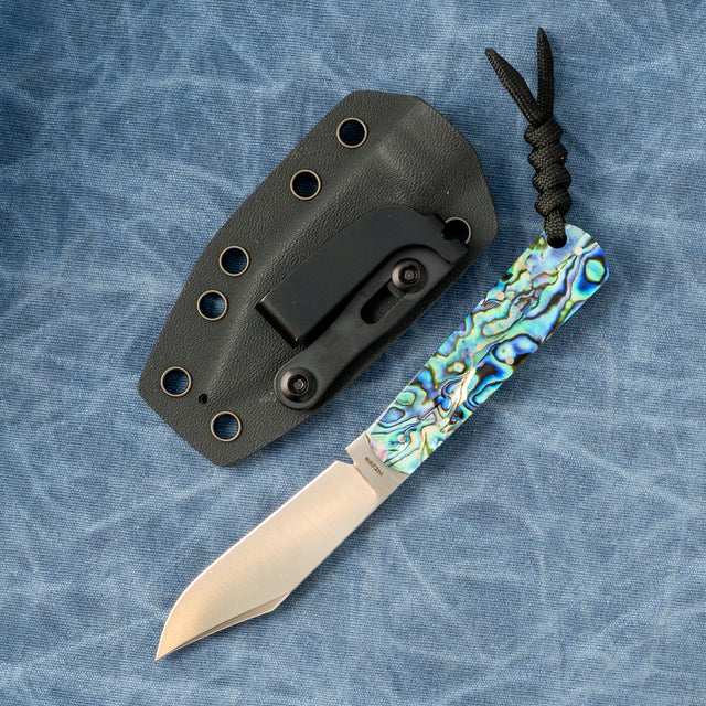 Jack Wolf Knives Gateway Fixed Blade Abalone GATEW-FX-01-ABALONE ...
