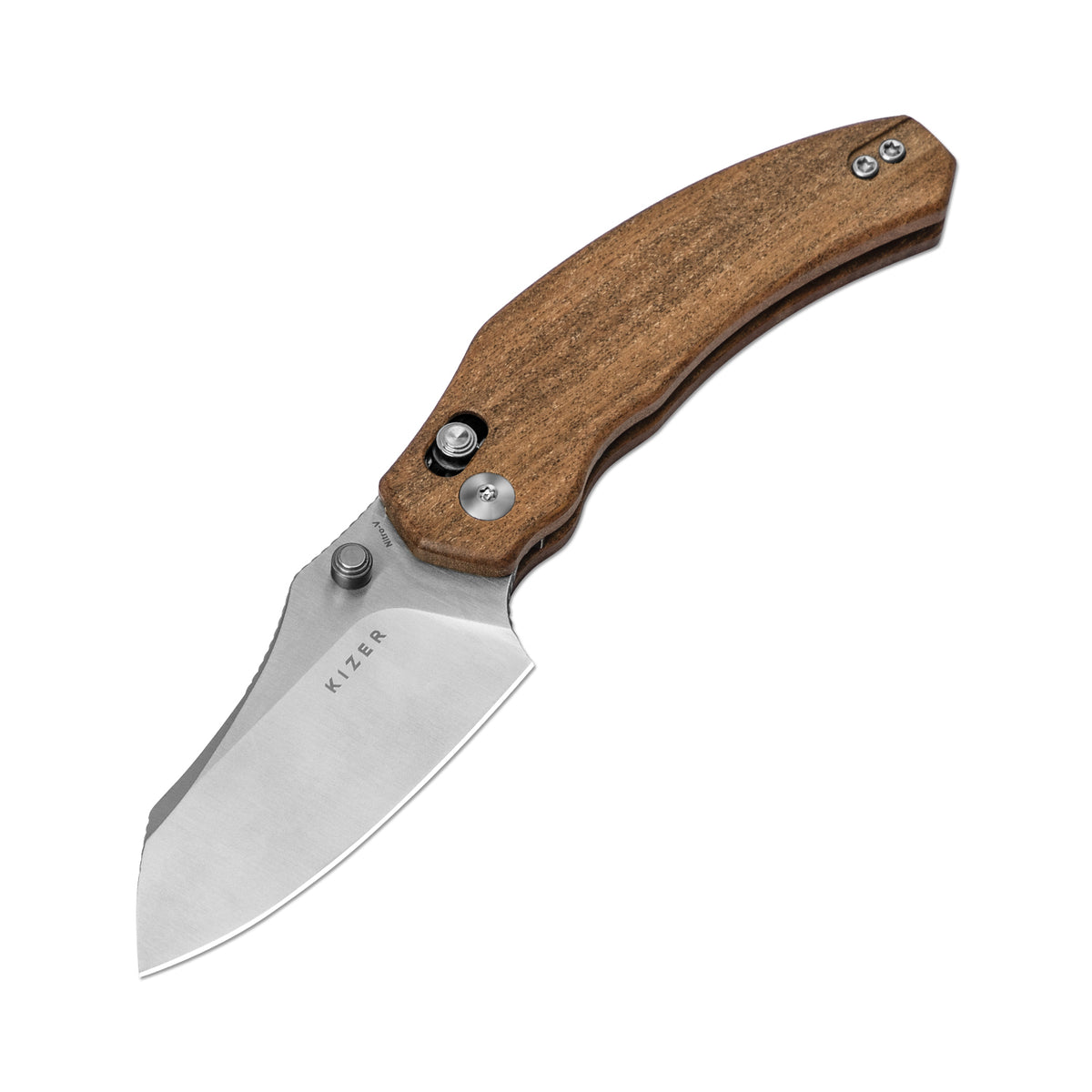 Kizer Bulldog | Mkuluti Wood Nitro-V Pocket Knife V3672A2 – Adventure Carry