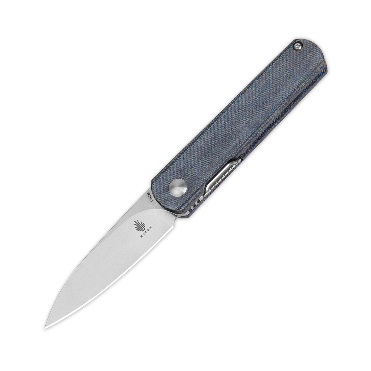 Kizer Feist Denim Micarta - Justin Lundquist Design Pocket Knife ...
