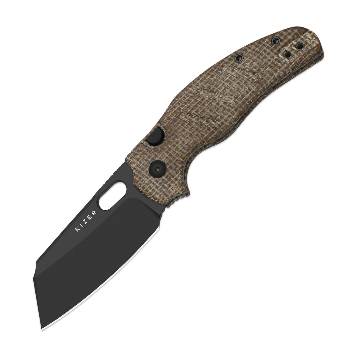 Kizer C01C 2.9 BS Norplex UltreX™ Micarta + Sheepsfoot Elmax Ki3488 ...