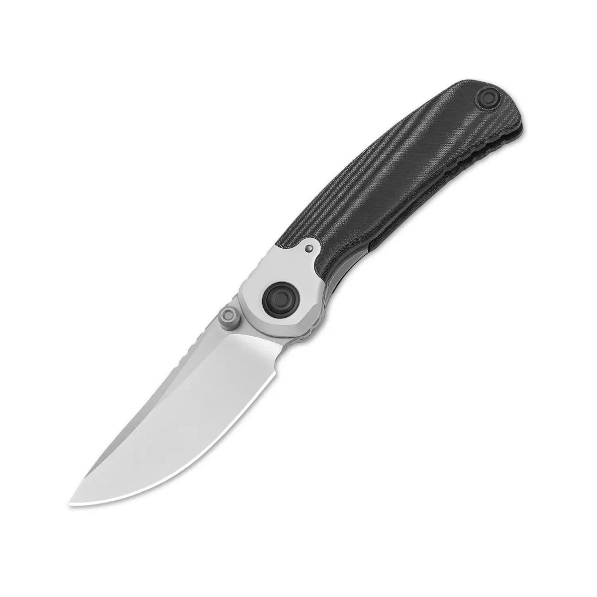 Kizer Pioneer Nitro-V Drop Point Framelock Micarta & Aluminium Folding ...