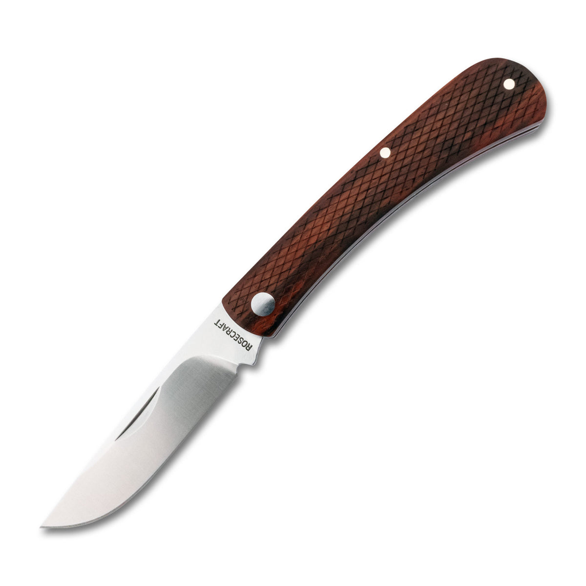 RoseCraft Blades Overall Creek Farmhand Black Sandalwood Slipjoint ...