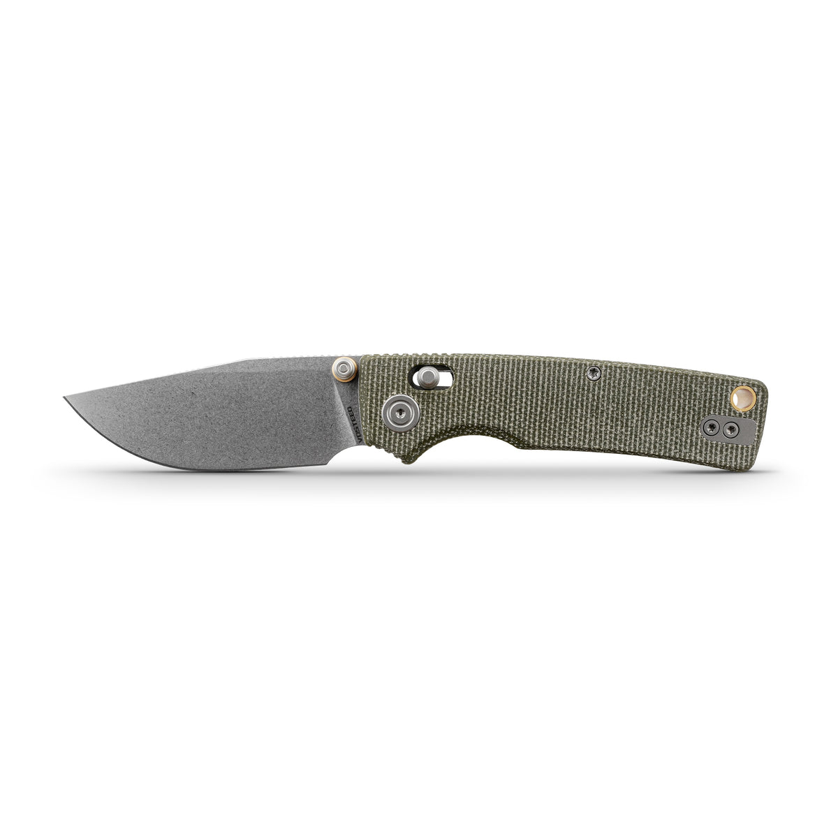 Vosteed Porcupine ModSwap™ Green Micarta + Stonewash 154CM - A3104 ...