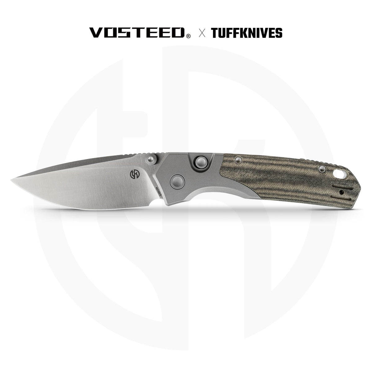 Vosteed Psyop 299 | Green Micarta + Satin CPM S35VN - A2218 – Adventure ...